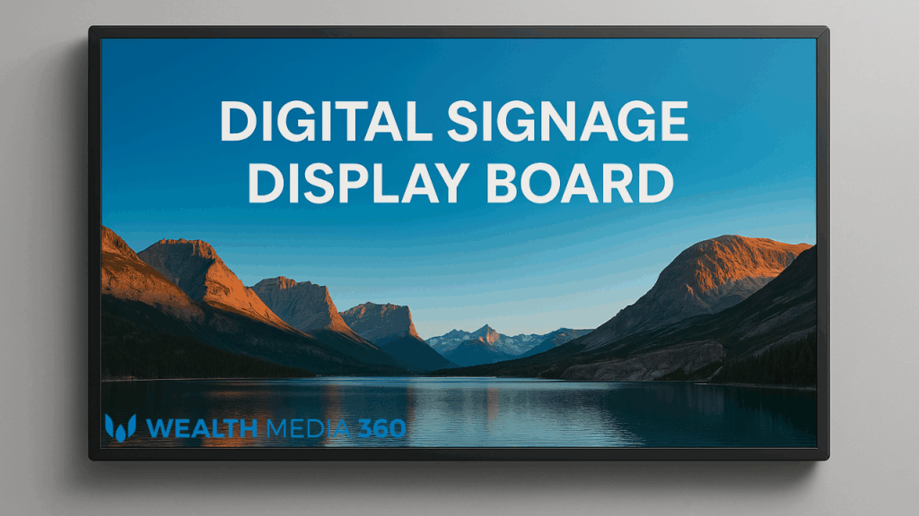4 วิธีเลือกและใช้งาน digital signage display board เพิ่มประสิทธิภาพ ...